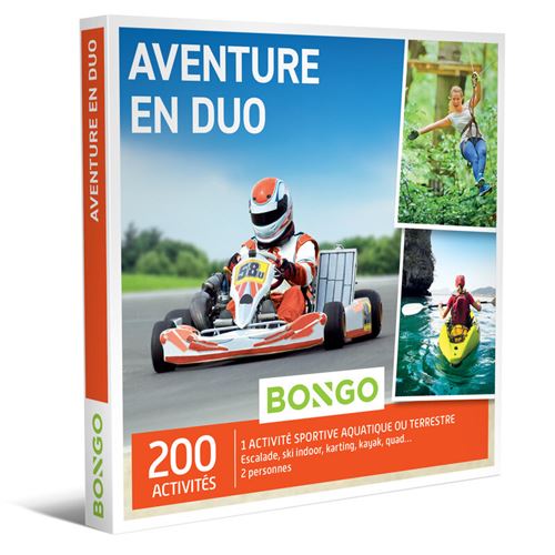 BONGO AVENTURE EN DUO - Coffret cadeau - Achat & prix | fnac