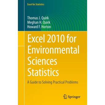 Excel 2010 for environmental sciences statistics - Poche - Thomas J ...