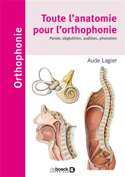 Toute l'anatomie pour l'orthophonie Parole, déglutition, audition ...