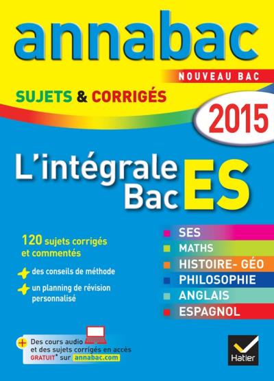 Annabac corrigés la compil' Bac ES Edition 2014 - broché - Collectif ...