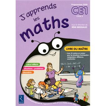 J'apprends les maths CE1 Livre du maître Livre du professeur - broché ...