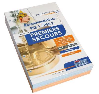 Fiches et classeur "Recommandations 2018 PREMIERS SECOURS PSE1/PSE2" - broché - Icone Graphic ...