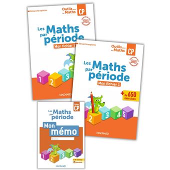 Outils pour les Maths CP par période (2025) - Fichier 1 + Fichier 2 + Mémo - broché - Patrice ...