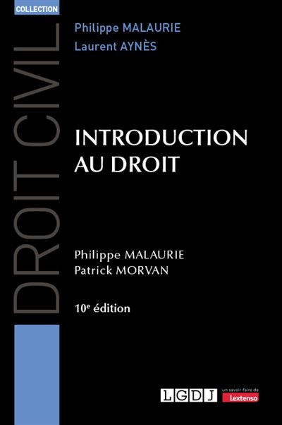 Introduction au droit 2022 - Dernier livre de Patrick Morvan ...