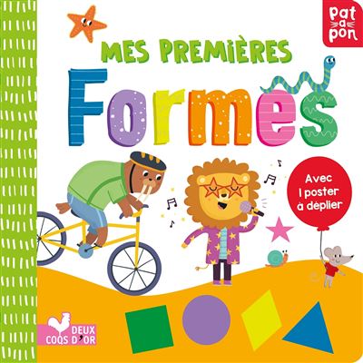 Mes premières formes - livre avec poster à déplier Livre avec poster à ...