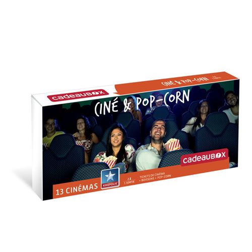 CADEAUXBOX CINÉ & POP-CORN - Coffret cadeau - Achat & prix | fnac