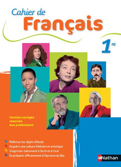 Cahier de Français 1ère - Elève 2017 - broché - Cécile de Cazanove ...