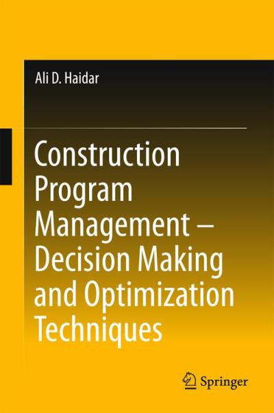 Construction program management - relié - Ali D. Haidar - Achat Livre ou ebook | fnac