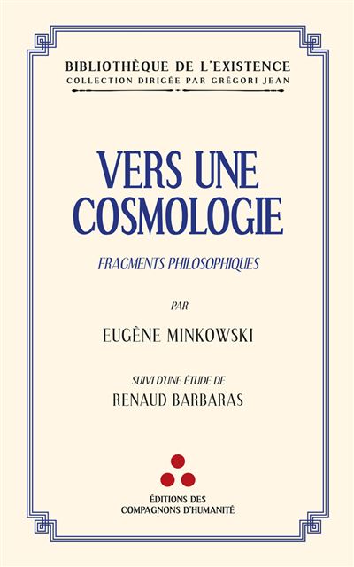 Vers une cosmologie - broché - Eugène Minkowski - Achat Livre | fnac