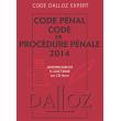 Code Dalloz Expert. Codes pénal et procédure pénale 2014 11ème édition ...
