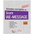 Annales corrigées du score iae-message 2016 - 19ème édition Pour les ...