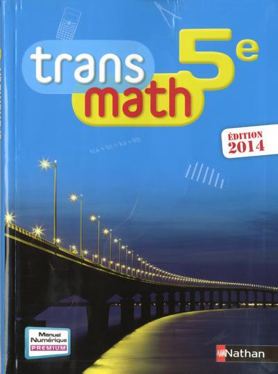 Transmath 5e format compact 2014 Format compact 2014 - broché - Joël ...