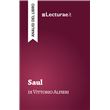 Saul - Vittorio Alfieri (analisi del libro) - broché - Tommaso Rossi ...