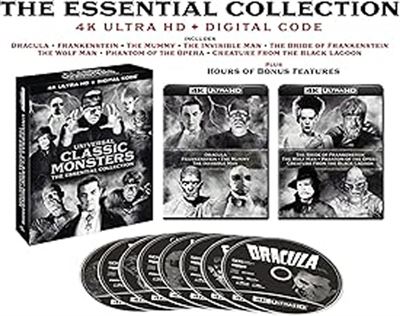 Universal Classic Monsters : The Essential Collection Blu-ray 4K Ultra ...