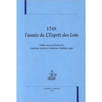 1748 l'annee de l'esprit des lois - relié - Collectif - Achat Livre | fnac