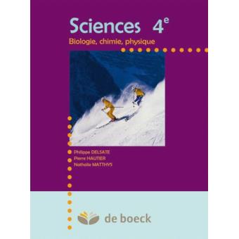 Sciences 4E Biologie Chimie Physique - broché - Inconnus - Achat Livre | fnac