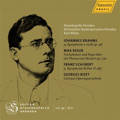 Édition Staatskapelle Dresden Volume 49 : Karl Böhm - Johannes Brahms ...