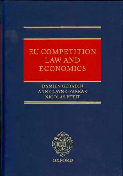 Eu competition law and economics - gebonden - Damien; Lay Geradin, Boek ...