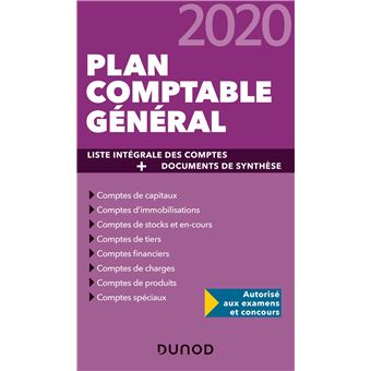 Plan comptable général 2020 - Plan de comptes & documents de synthèse ...