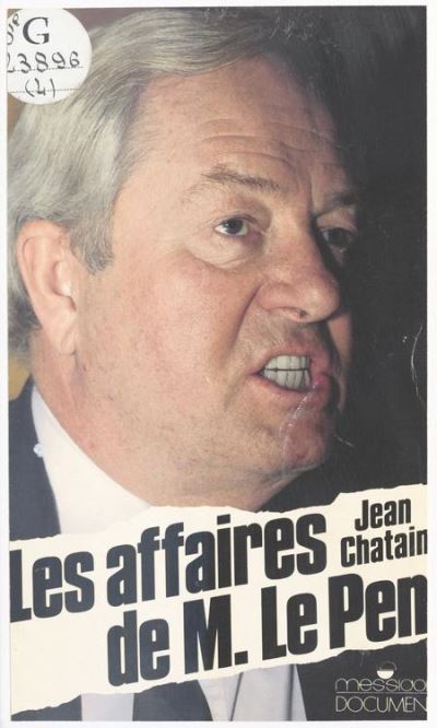 Les Affaires de M. Le Pen - Jean Chatain - Achat Livre ou ebook | fnac
