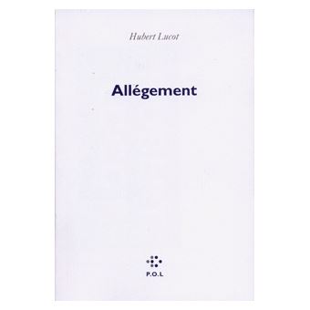 Allègement - broché - Hubert Lucot - Achat Livre ou ebook | fnac
