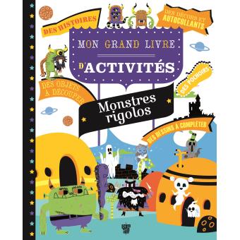 Mon grand cahier d'activités - Monstres rigolos - cartonné - Aurélie ...