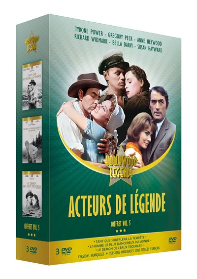 Coffret Acteurs de légende Volume 5 DVD - DVD Zone 2 - Henry King ...
