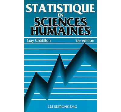 Statistiques en sciences humaines - Guy Chatillon - Achat Livre | fnac