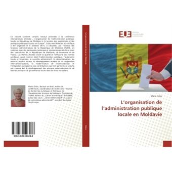 L'organisation de l'administration publique locale en Moldavie - broché ...