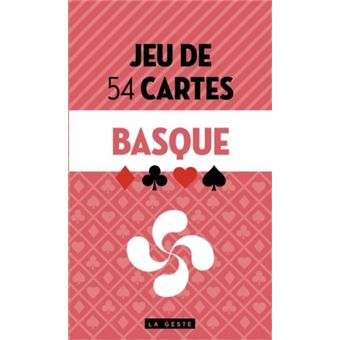 Jeu de 54 cartes Basque - Boîte ou accessoire - Collectif - Achat Livre ...