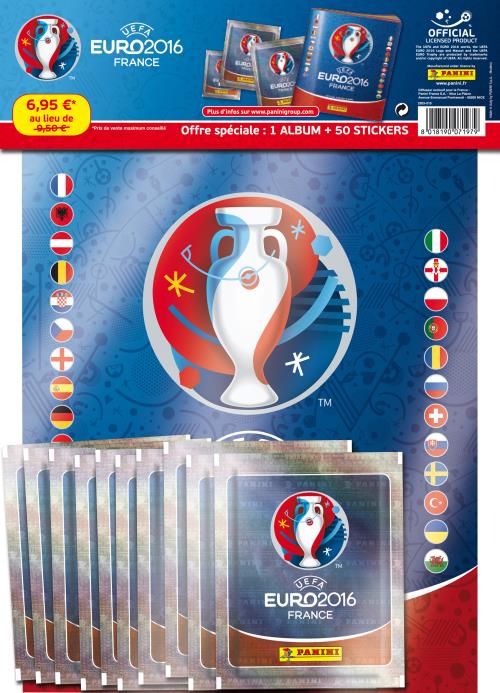 Album avec 50 stickers Euro 2016 Panini - Autres jeux créatifs - Achat ...