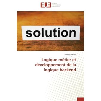Logique métier et développement de la logique backend - broché ...