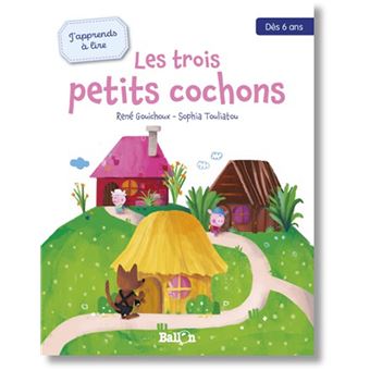 Les 3 petits cochons - Premières lectures - Les trois petits cochons ...
