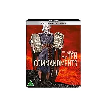 The Ten Commandments 1923 & 1956 Steelbook Blu-ray - Cecil B. DeMille ...