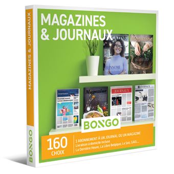 BONGO MAGAZINES + JOURNAUX - Coffret cadeau - Achat & prix | fnac