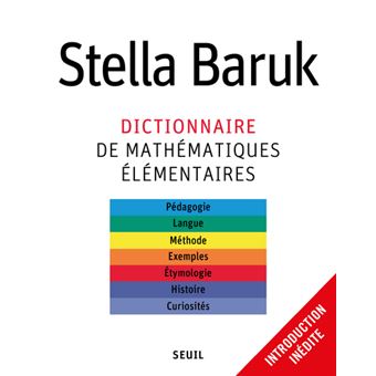 Dictionnaire de mathématiques élémentaires ((nouvelle édition ...