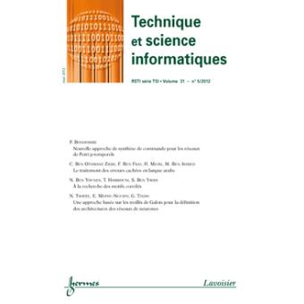 Technique et science informatiques rsti serie tsi volume 31 - broché ...