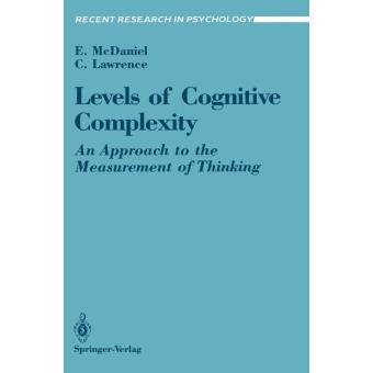 Levels of cognitive complexity - Poche - Collectif - Achat Livre ou ebook | fnac