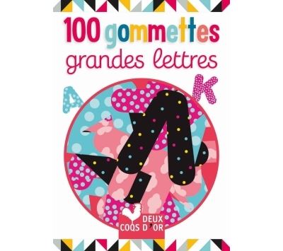 100 gommettes - grandes lettres - broché - Collectif - Achat Livre | fnac