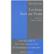 Levinas face au beau - broché - David Gritz - Achat Livre | fnac
