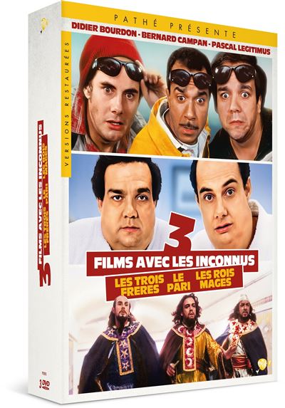 Coffret Les Inconnus DVD - Didier Bourdon, Bernard Campan - DVD Zone 2 ...