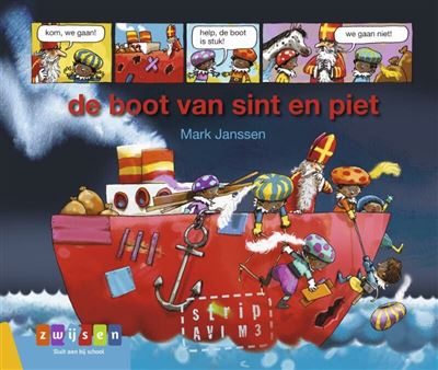 Strip voor beginnende lezers - de boot van sint en piet - Mark Janssen ...