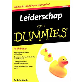 Voor Dummies - Leiderschap voor Dummies - John Crombez, Diona van Hemme ...