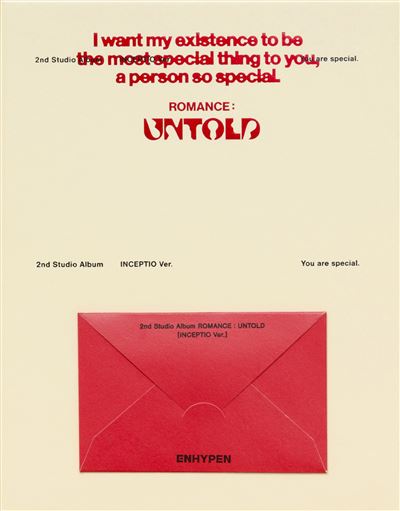 ROMANCE : UNTOLD (Inceptio Version) Édition Limitée Coffret - Enhypen ...