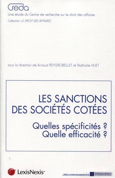 Les sanctions des sociétés côtées Quelles spécificités ? Quelle ...