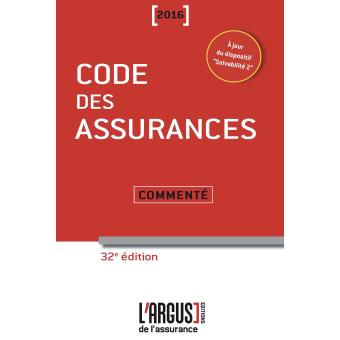 Code des assurances commenté Edition 2016 - relié - Jean Bigot - Achat ...
