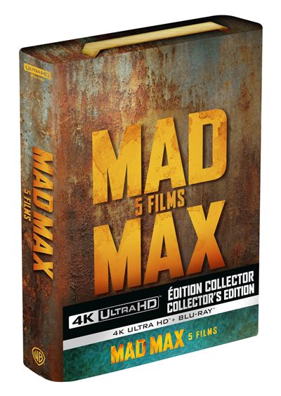 Mad Max 5 Films Édition Ultra Collector Petrol Tank Blu-ray 4K Ultra HD ...