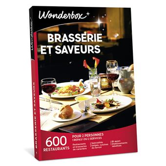 Coffret cadeau Wonderbox Brasserie Et Saveurs - FR - Coffret cadeau ...