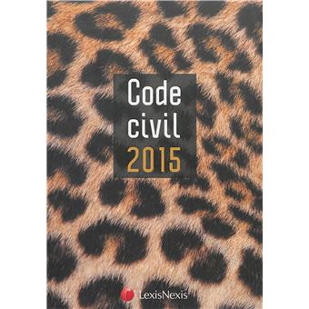Code civil 2015 panthere Edition 2015, Jaquette Panthère Tome 0000 ...