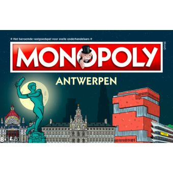 Monopoly antwerpen - Klassiek bordspel | Kerstcadeau fnac België